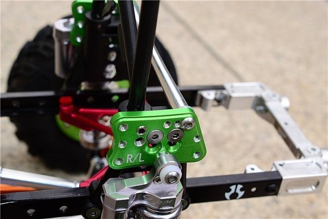 GPM AXIAL Racing SCX10 II Adjustable Front and Rear Shock Tower Mounts ...