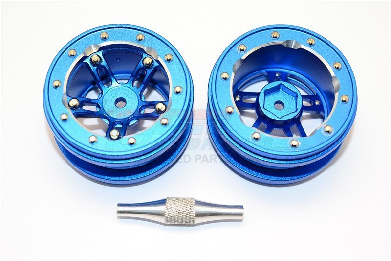 Aluminium 5 Poles Sparkling Wheels In Silver Edge For 1.9'' Tire With ...