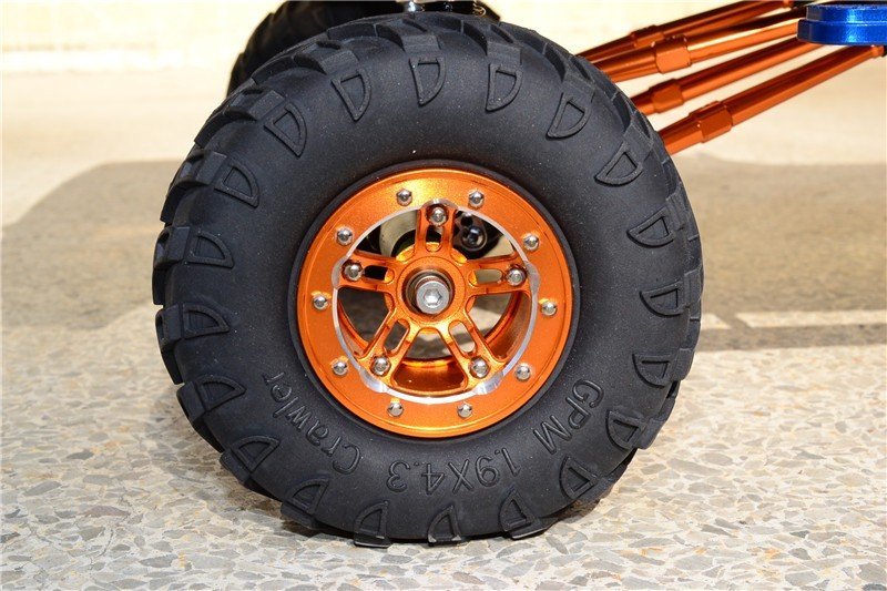Aluminium 5 Poles Sparkling Wheels In Silver Edge For 1.9'' Tire With ...